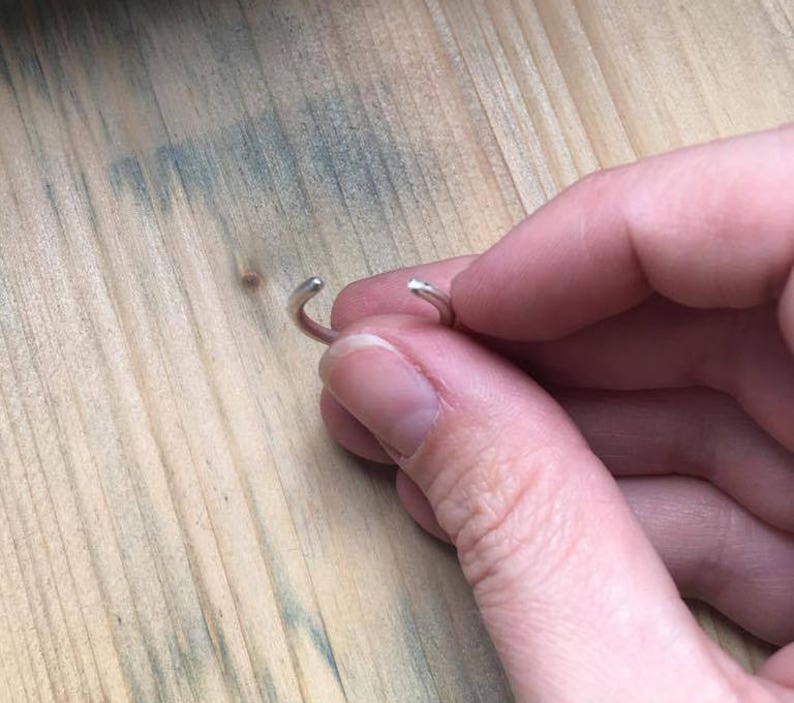 Tari ring Eco sterling silver open ring Alternative | Etsy