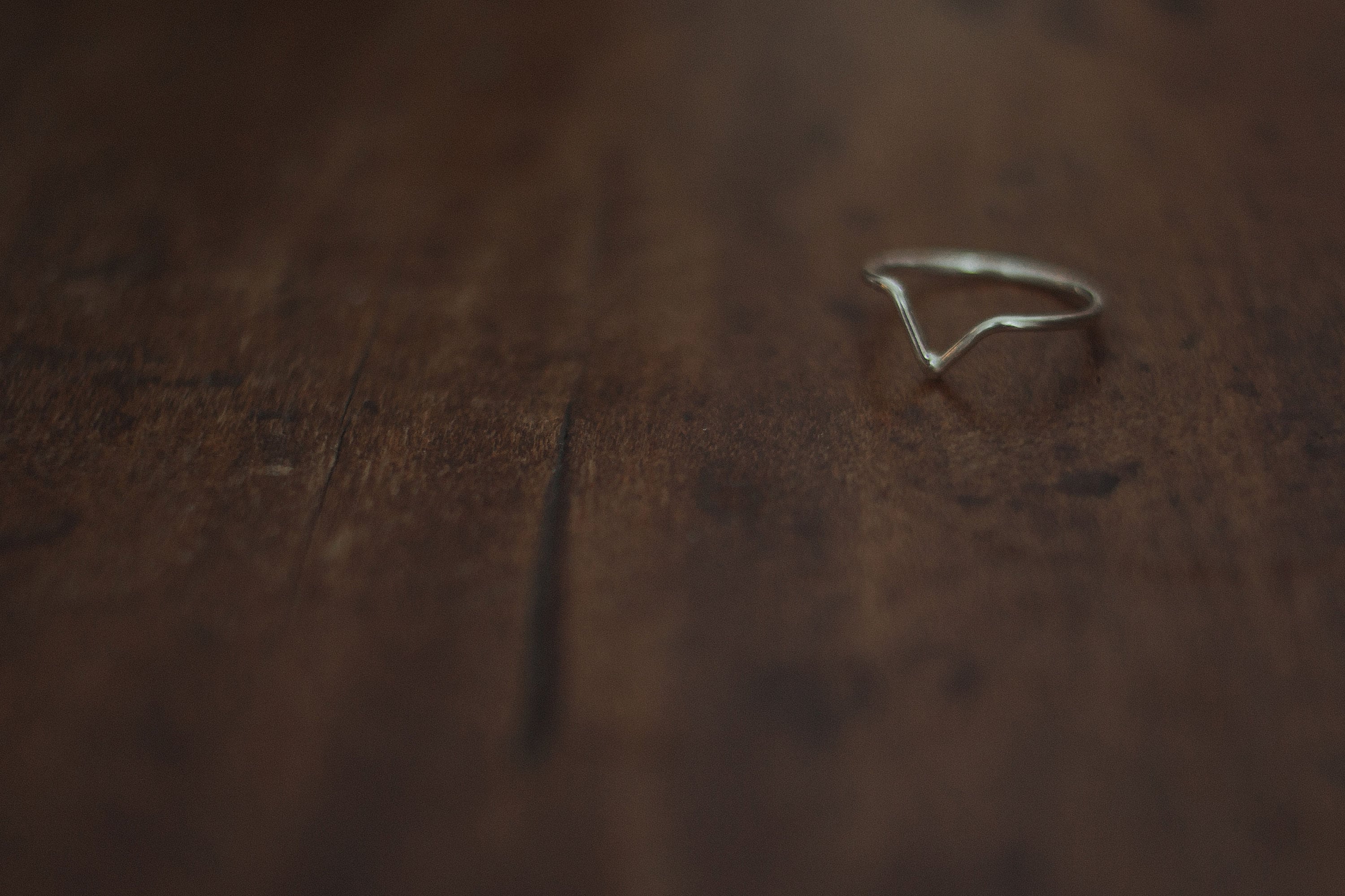 Eco Sterling Silver Triangle Ring Wave Chevron Ring Pointed | Etsy