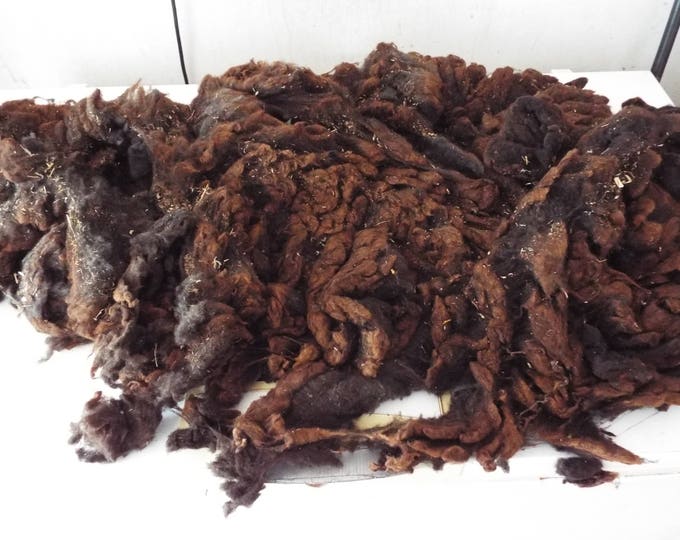 Raw Navajo-churro Sheep Wool - Black / Brown - 6 Ounces of Raw ...