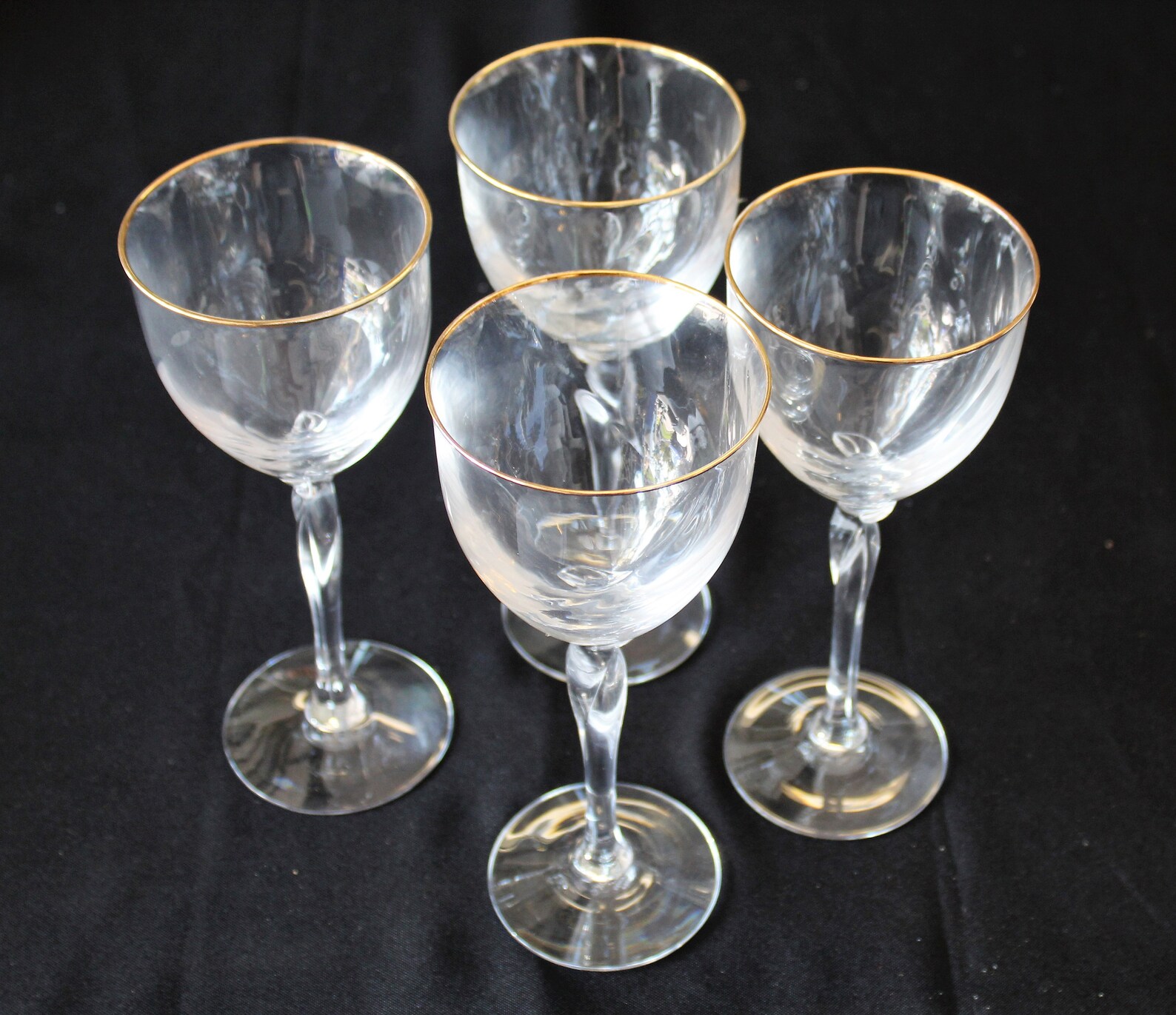 Lenox Rhythm Gold Set of Four Water Goblets - Etsy