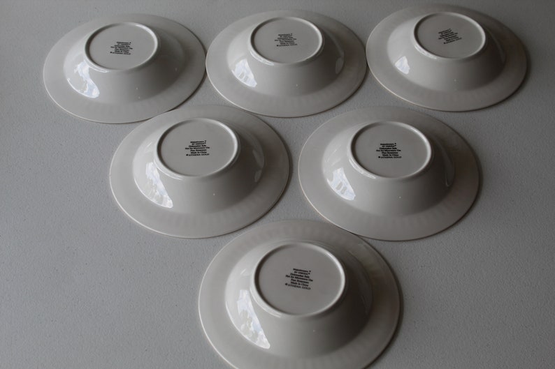 Oneida Athena Gold Majesticware Set of Six Large Soup or Pasta - Etsy