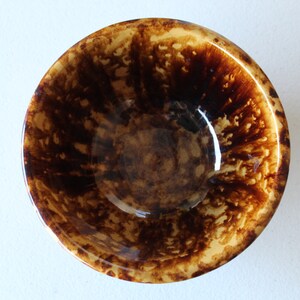 National Pottery Vintage Splatter Bowl - Etsy