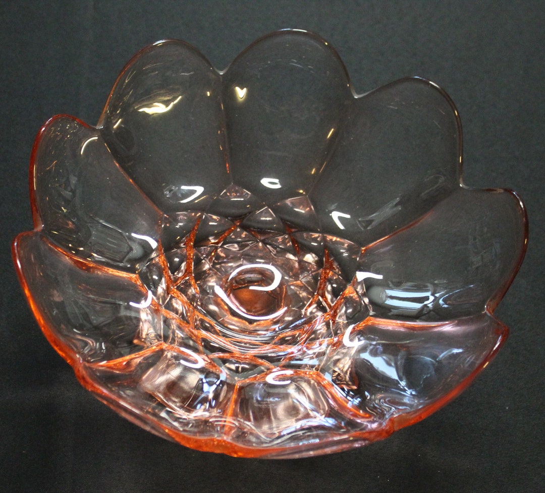 Mckee Colonial Pink Beautiful Compote - Etsy