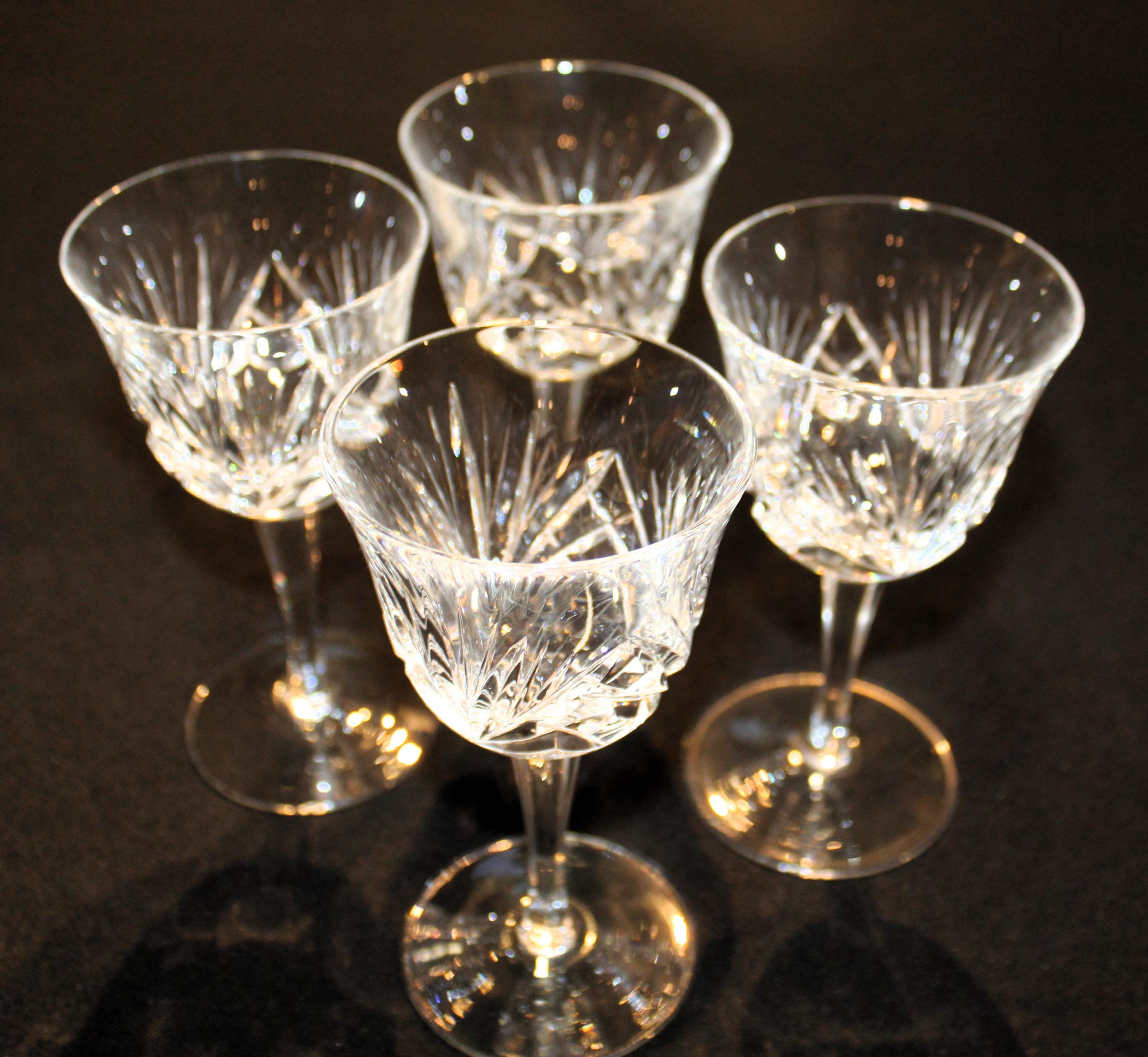 Gorham Cherrywood Set of Four Wine Glasses - Etsy
