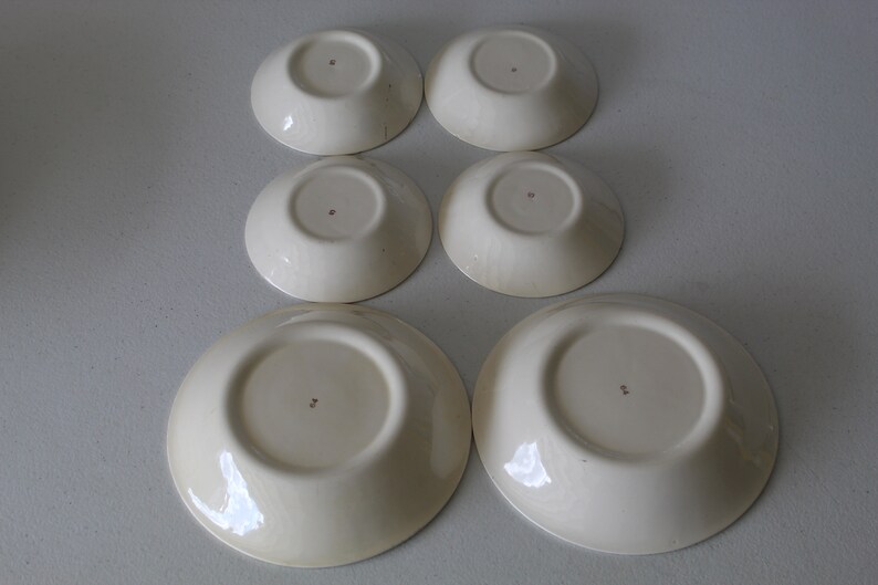 Prim Rose China Loving Couple 4 Fruit Bowls & 2 Soup Bowls | Etsy