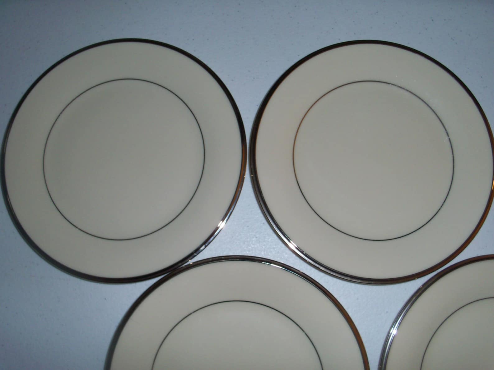 Lenox Solitaire Dimension Collection Set of Four Salad Plates | Etsy