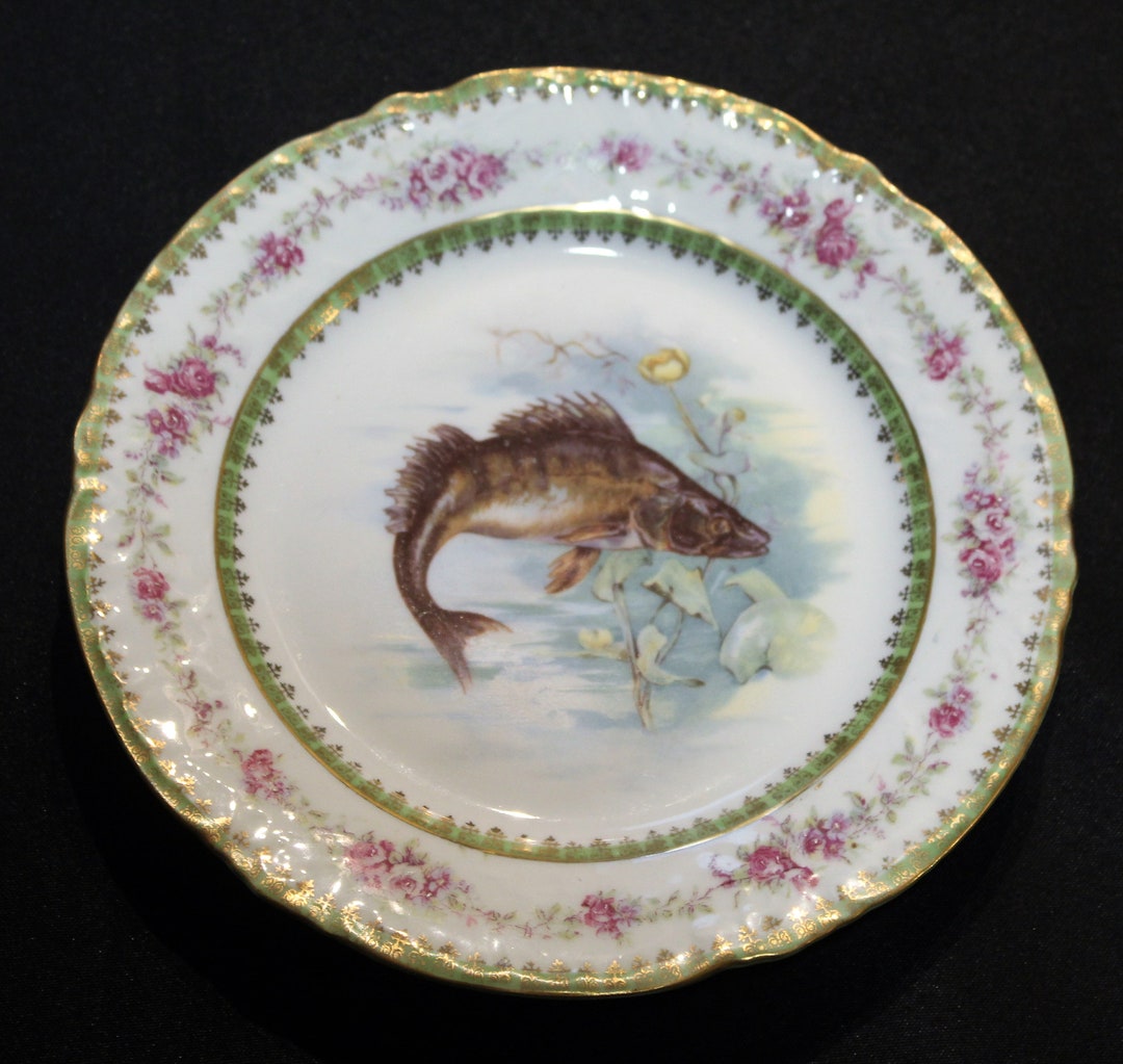 Antique Victoria Carlsbad Austria Plate - Etsy
