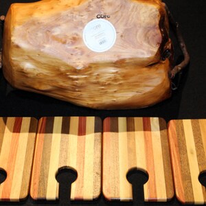 Core Root Crafts Large Bread Basket & 4 Small Individual Bread Serving ...