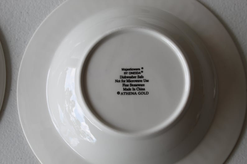 Oneida Athena Gold Majesticware Set of Six Large Soup or Pasta - Etsy