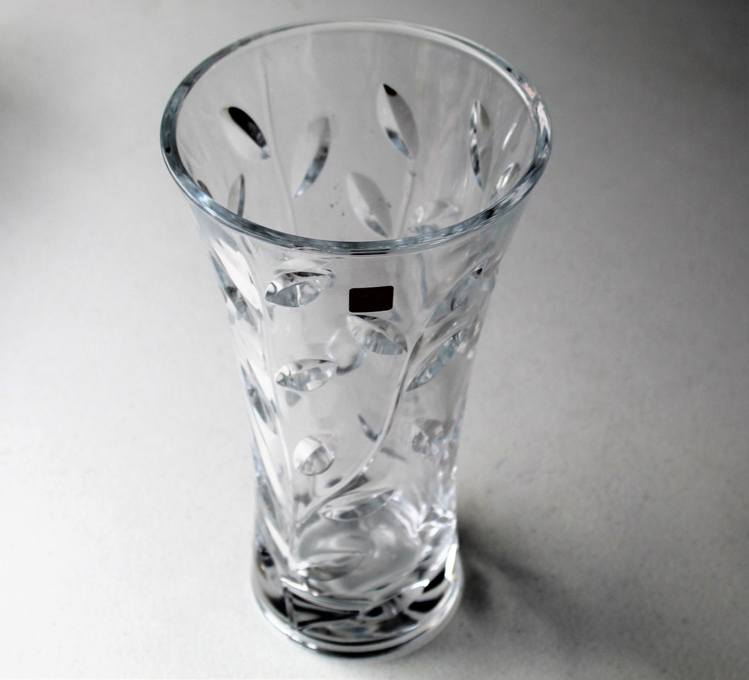 Royal Crystal Rock RCR Crystal Italian Laurus Vase - Etsy