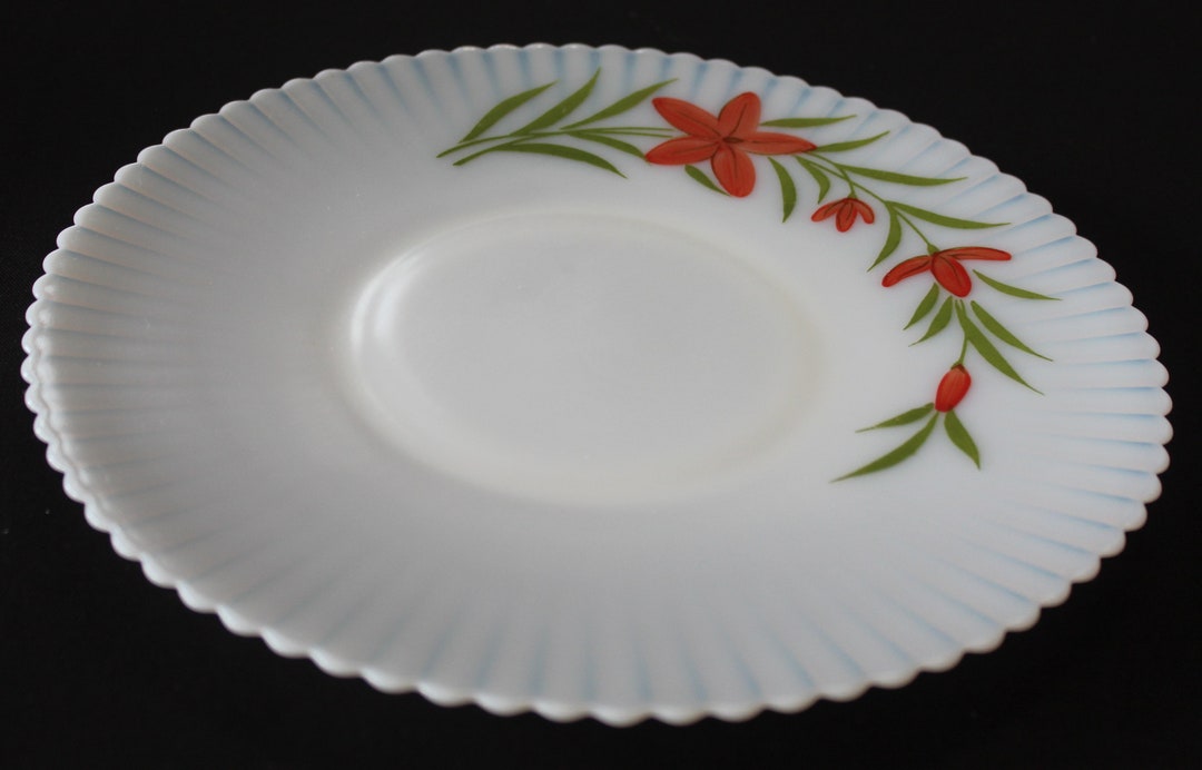 Macbeth Evans Petalware Florette Cake Plate - Etsy