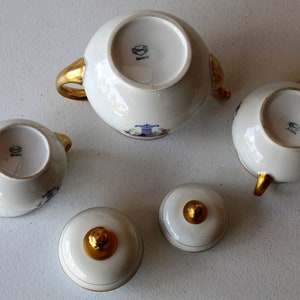 Thomas Bavaria Germany Floral Basket Tea Pot Creamer Sugar - Etsy