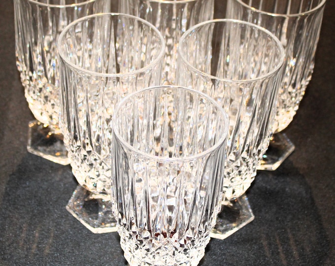 Fostoria Stratton Set of Six Iced Tea Glasses - Etsy