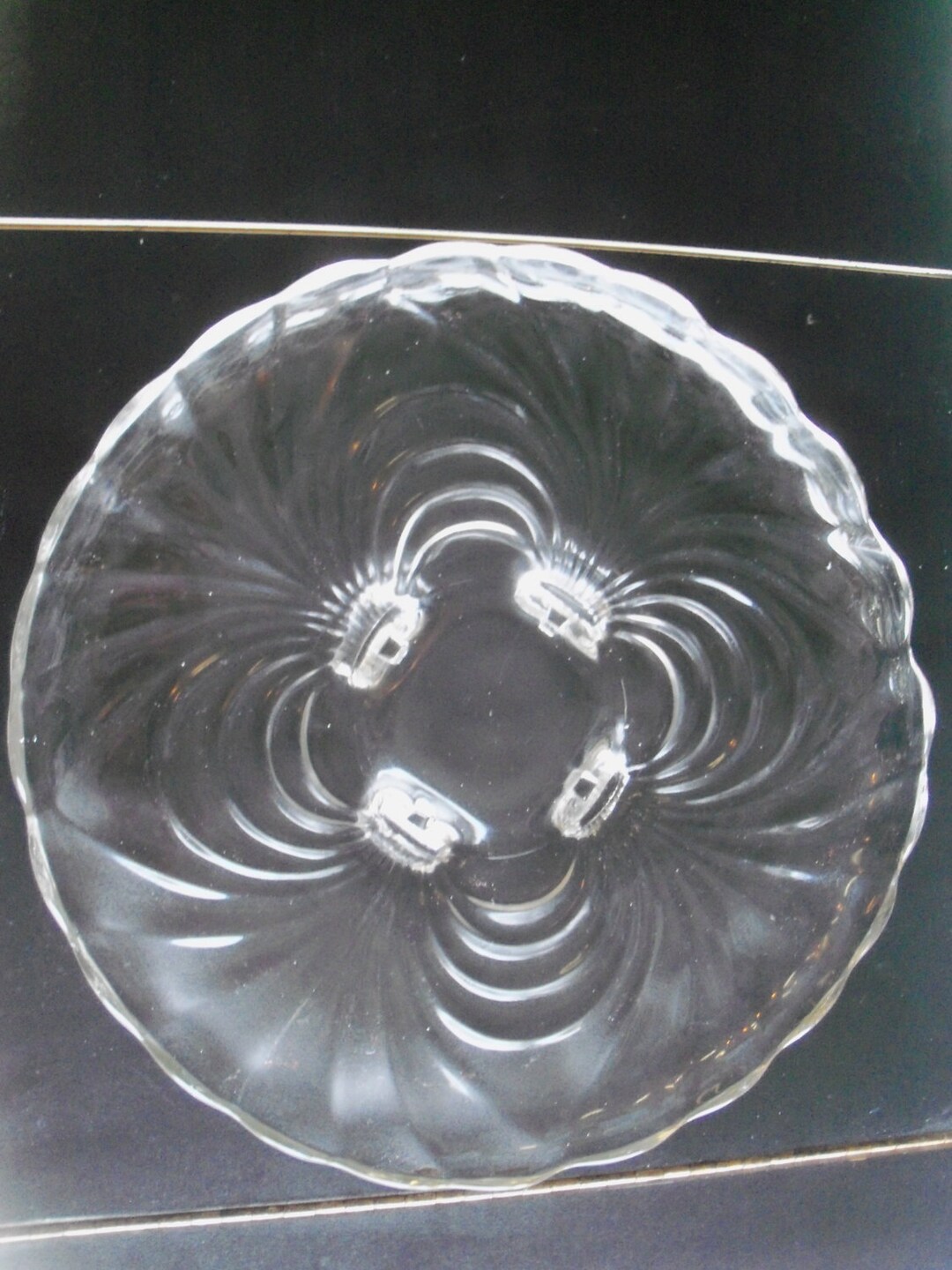 Cambridge Caprice Four Toed Fourteen Inch Torte Plate - Etsy