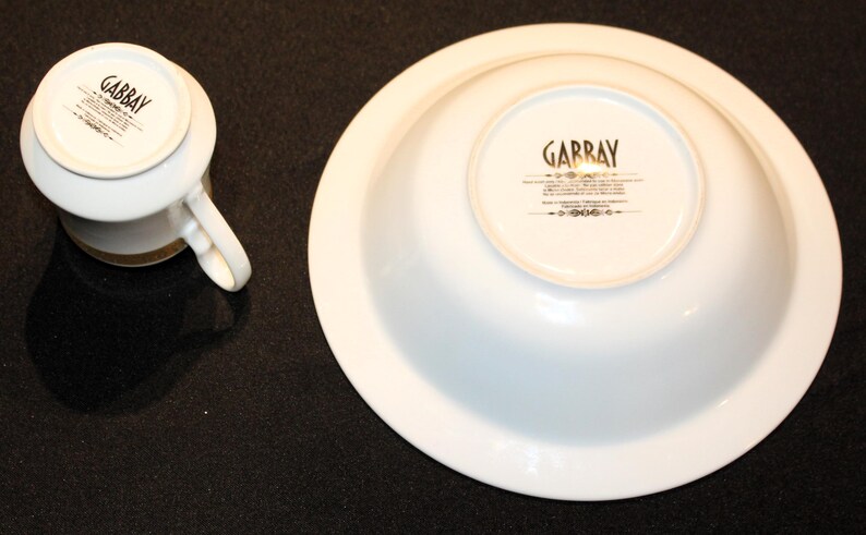 Gabbay Queen Victoria Round Vegetable Bowl & Creamer - Etsy