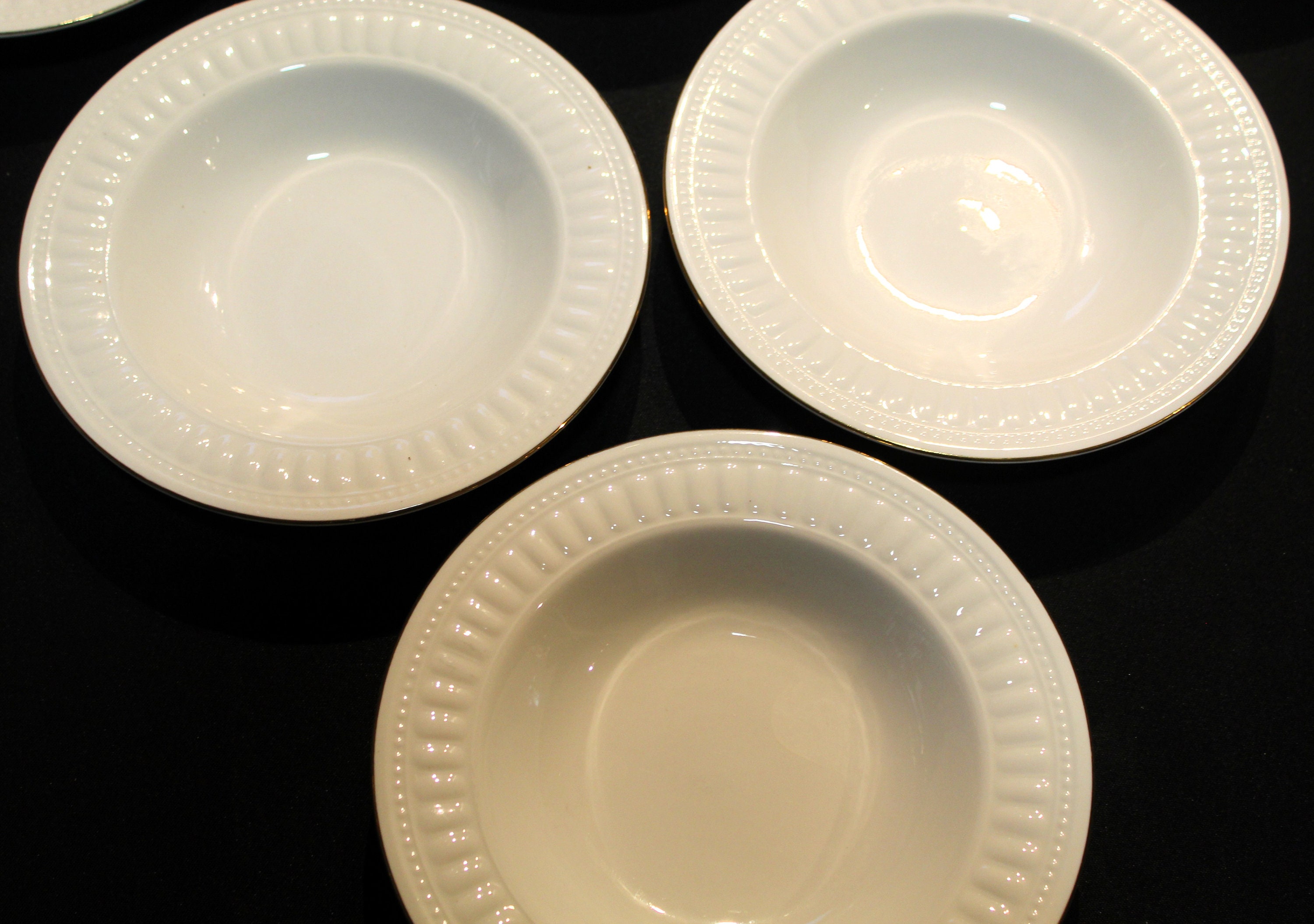 Oneida Athena Gold Majesticware Set of Six Rimmed Soup Bowls - Etsy