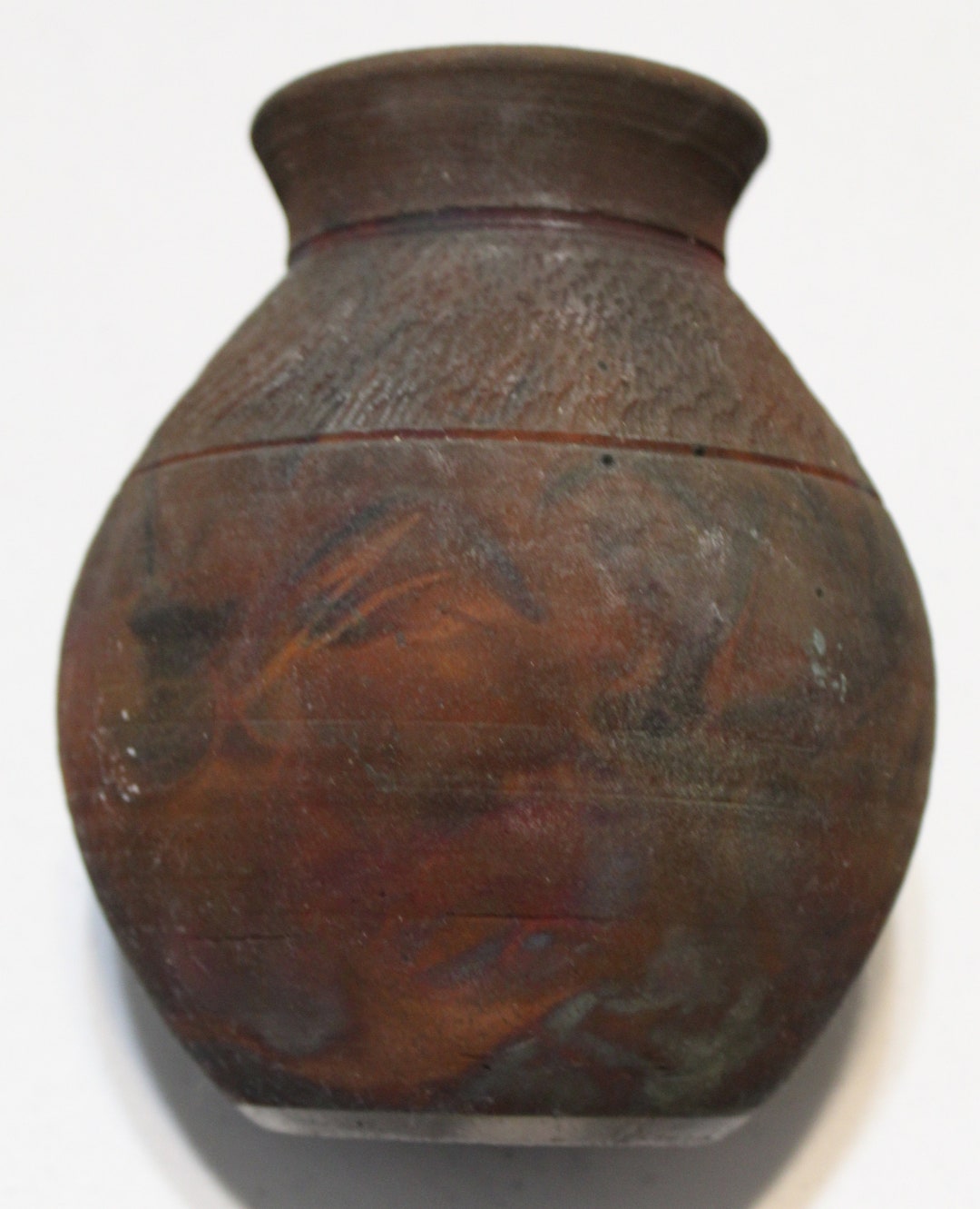 Mckee Pottery Wood Fired Raku Vase - Etsy