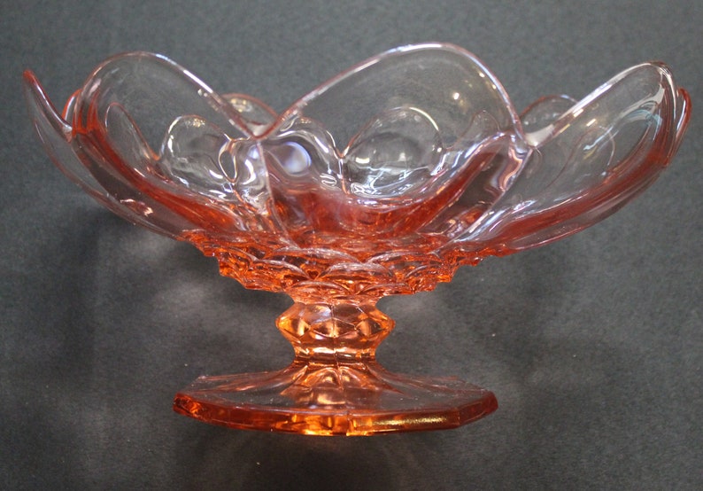 Mckee Colonial Pink Beautiful Compote - Etsy