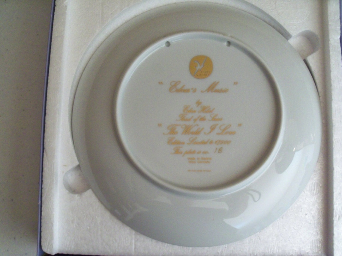 Edna Hibel Bavaria Germany the World I Love Edna's Music | Etsy