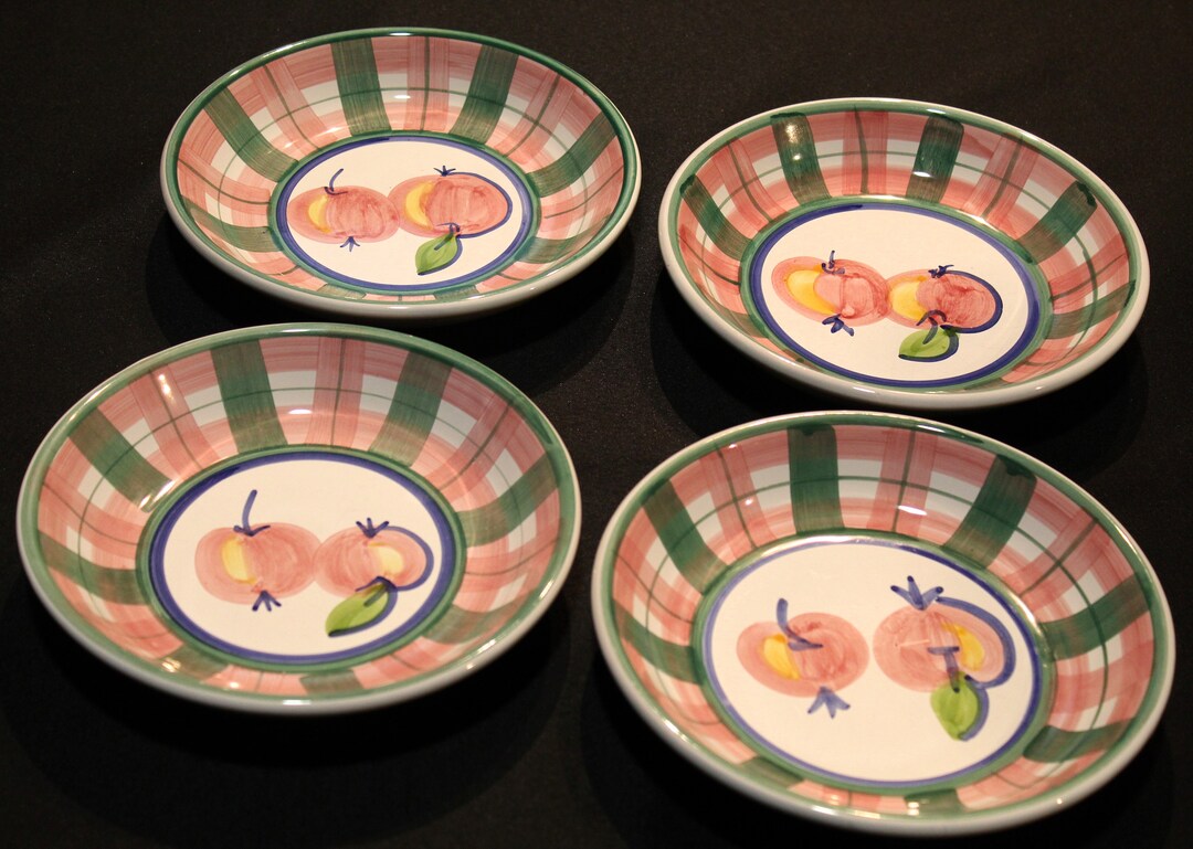 Caleca Mela Set of Four Pasta/soup Bowls - Etsy