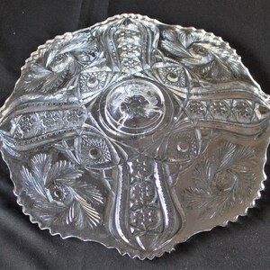 Smith Glass Galaxy Large Torte Plate Platter - Etsy