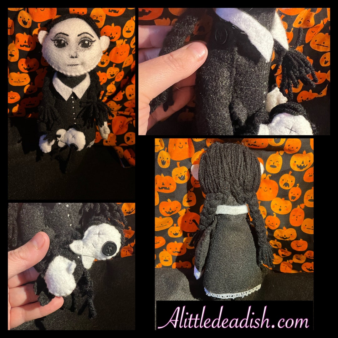 Wednesday Addams Inspired Plush - Etsy
