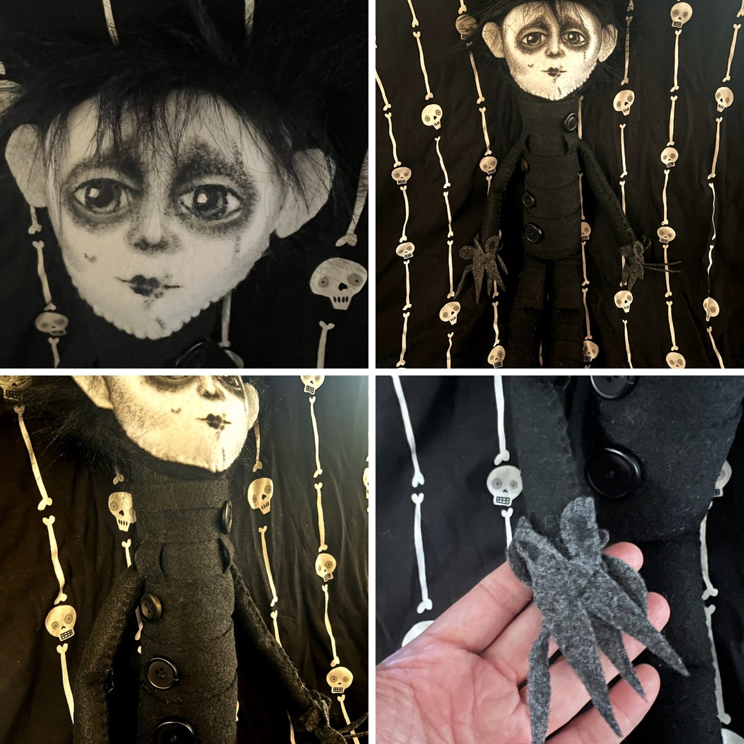19 Inch Edward Scissorhands Art Plushie - Etsy