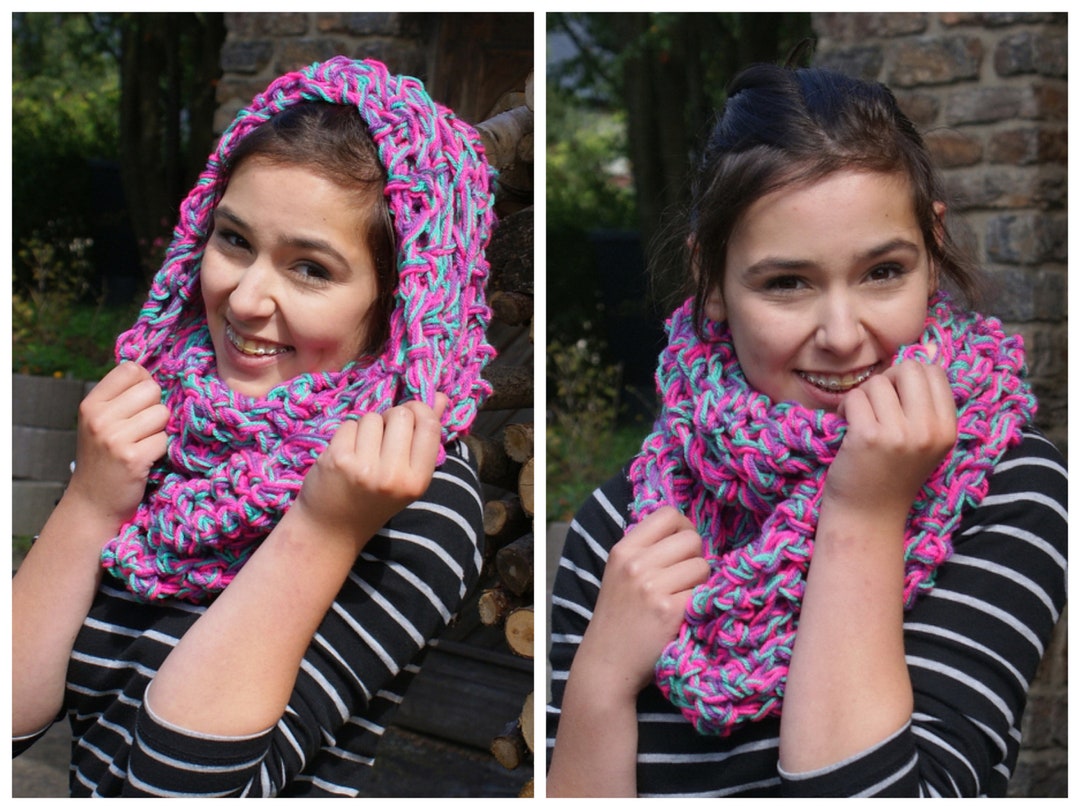 CROCHET PATTERN Loop + BIG SMOOTH + Loop, Crochet All Sizes in a Great ...