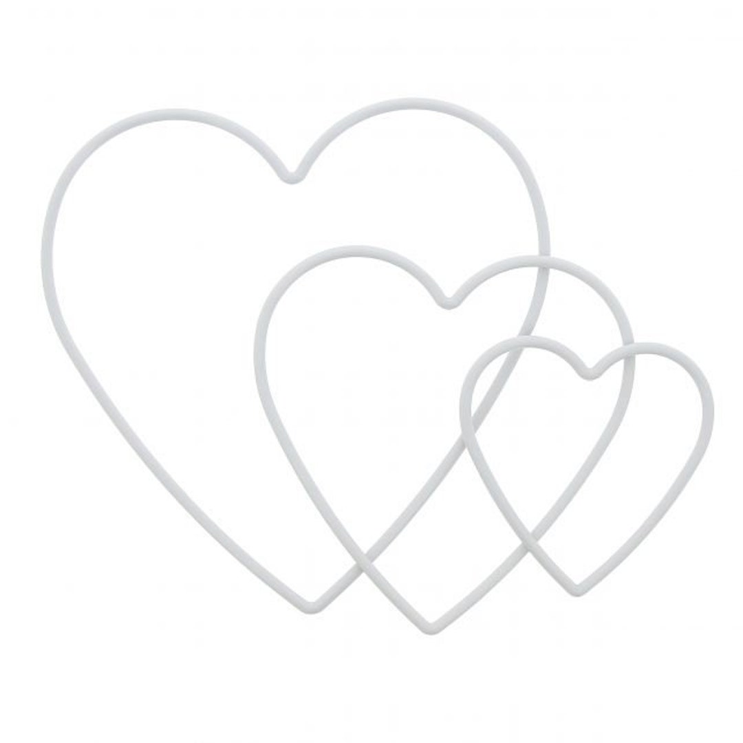 Macramé Set HEART 3 Sizes in the Set for Knotting Wall - Etsy