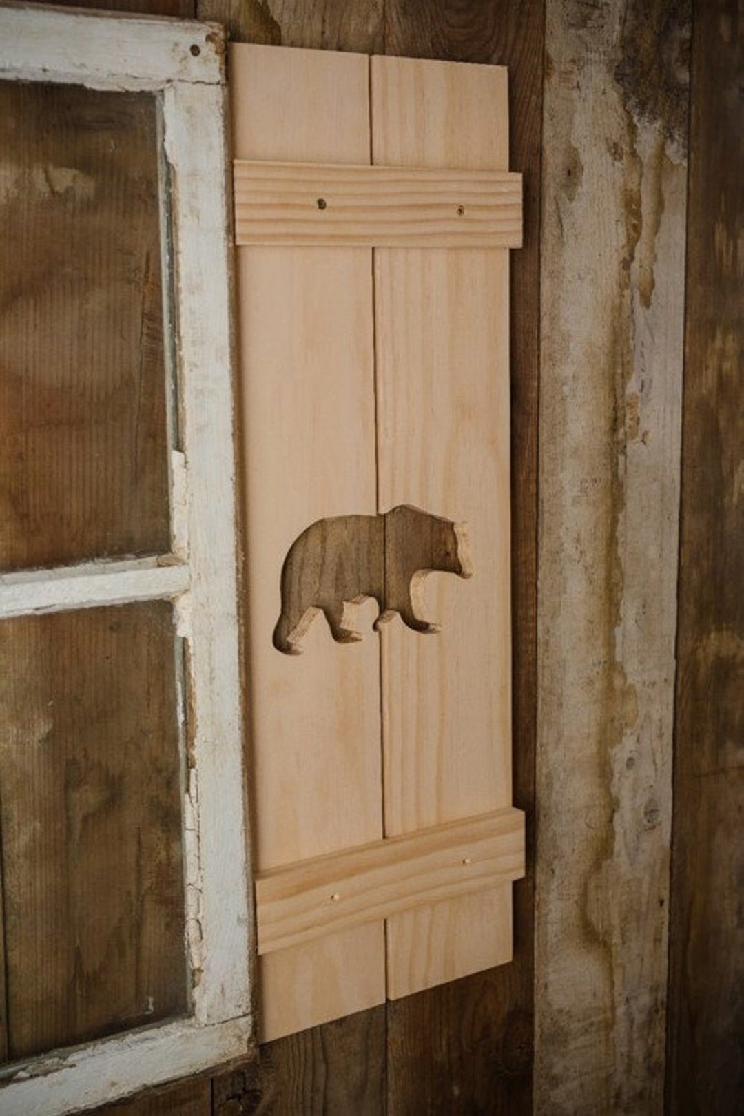Bear Shutter: Customize Your Shutter Height, and Width - Etsy