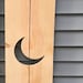Exterior Crescent Moon Shutter Made of Pine Perfect for Your | Etsy