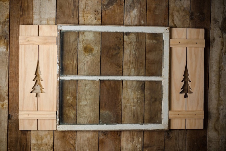 Exterior Shutter Tree: Customize Your Shutter Height and Width - Etsy