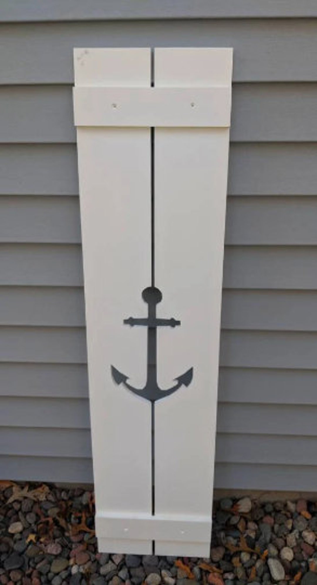PVC Anchor Exterior Shutter: Customize Your Shutter Height - Etsy