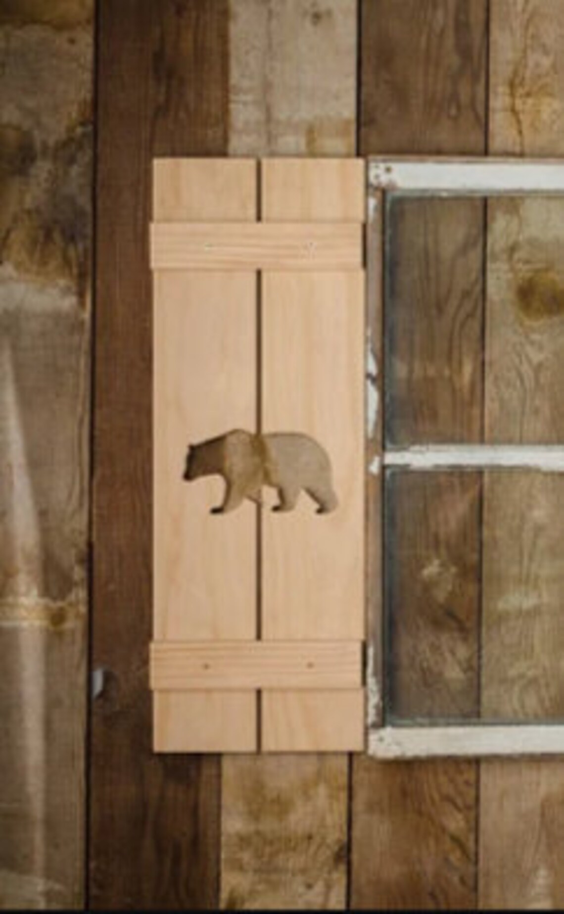 Bear Shutter: Customize Your Shutter Height, and Width - Etsy