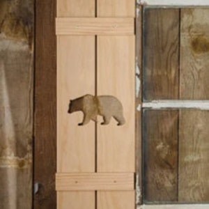 Bear Shutter: Customize Your Shutter Height, and Width - Etsy