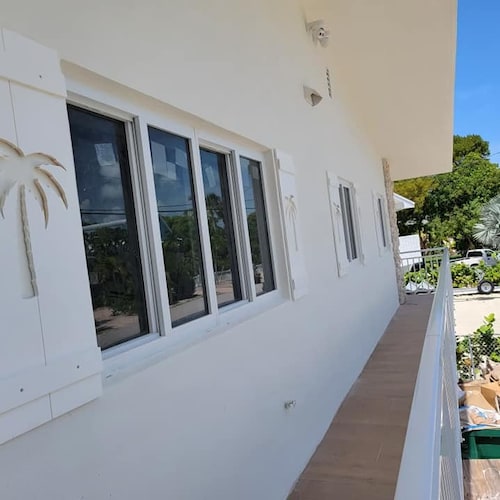 PVC Palm Tree Exterior Shutter: Customize Your Shutter Height - Etsy