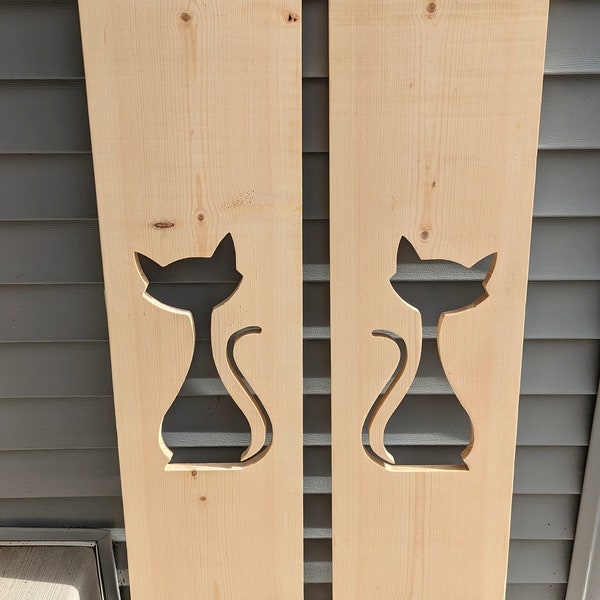 Exterior Shutters With Cutouts - Etsy