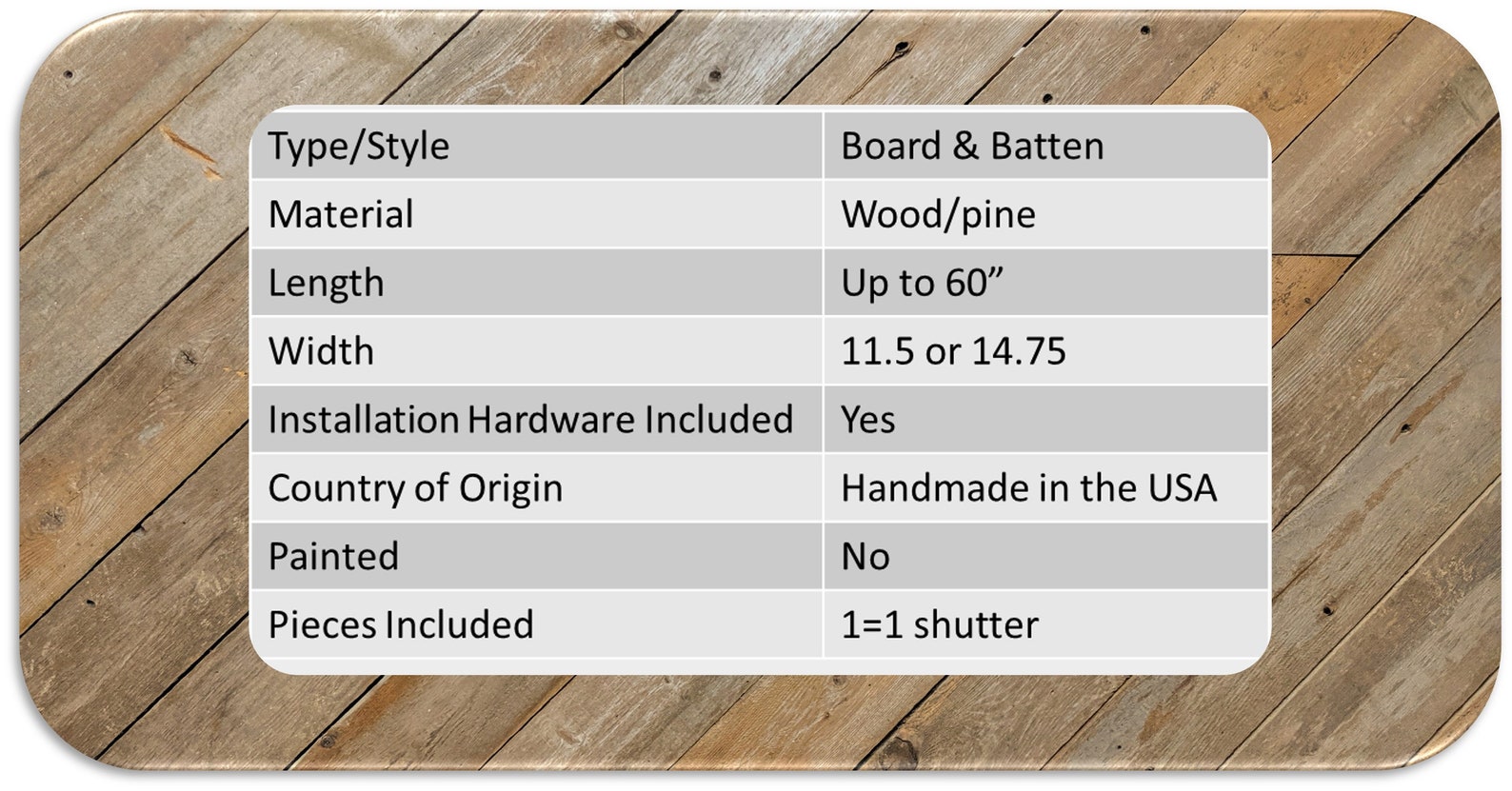 Exterior Shutter With Mid Century Modern MCM Starburst Cutout ...