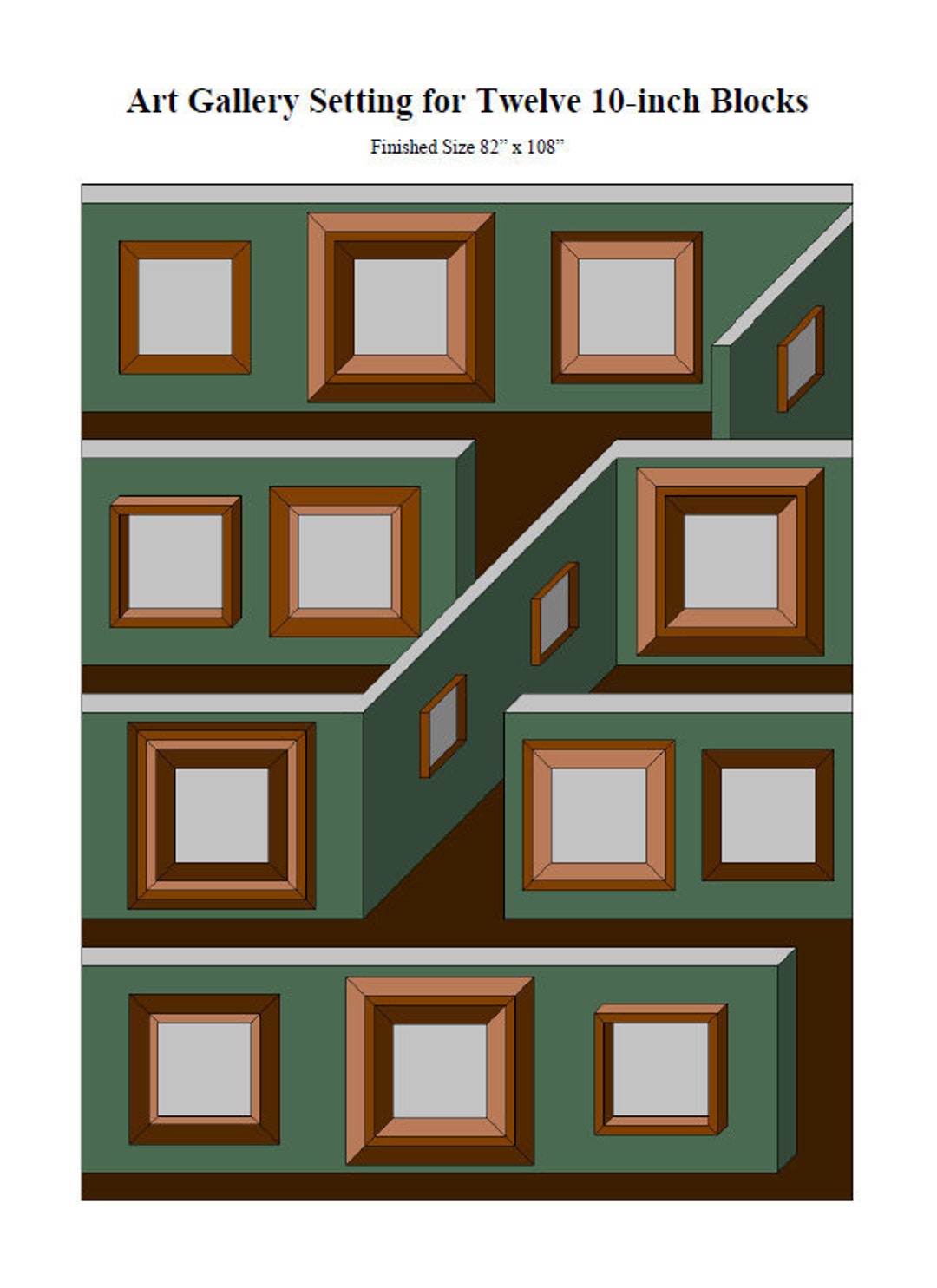 Art Gallery Quilt Pattern - Etsy