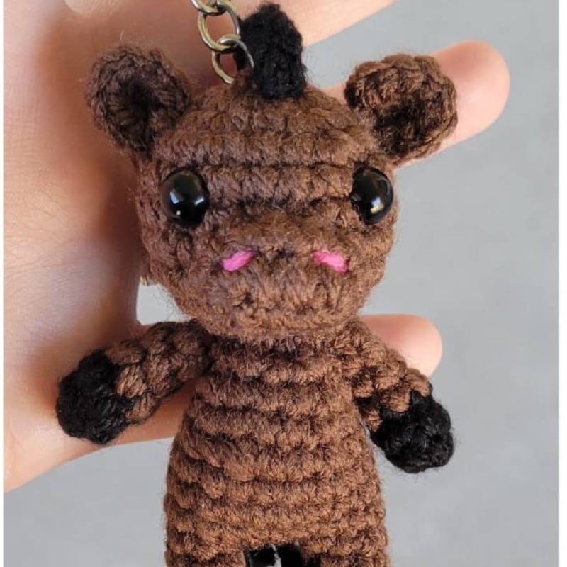 Horse Keychain - Etsy
