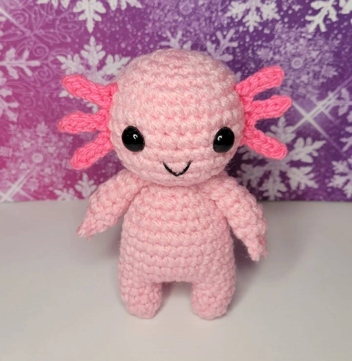 Axolotl Doll Axolotl Plushy Crochet Axolotl | Etsy
