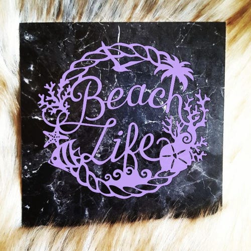 Sea Turtle Decal Beach Life Decal Summer Decal Beach Decal - Etsy