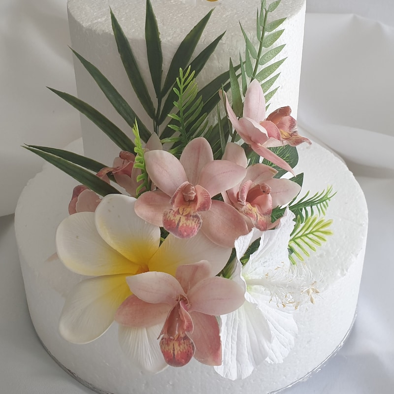 Orchid Cake Topper - Etsy