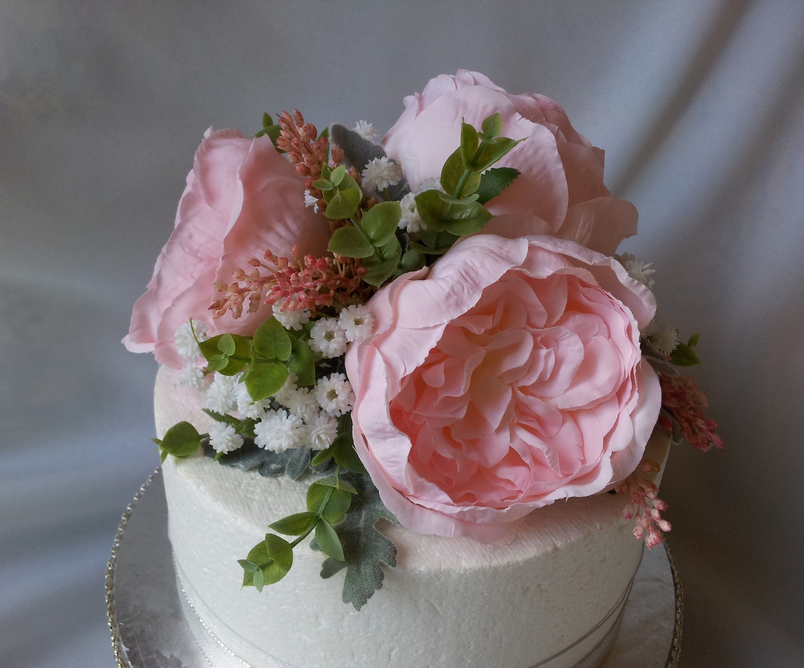 Cake Topper David Austin Rose Peony Rose Artificial Flower | Etsy Australia