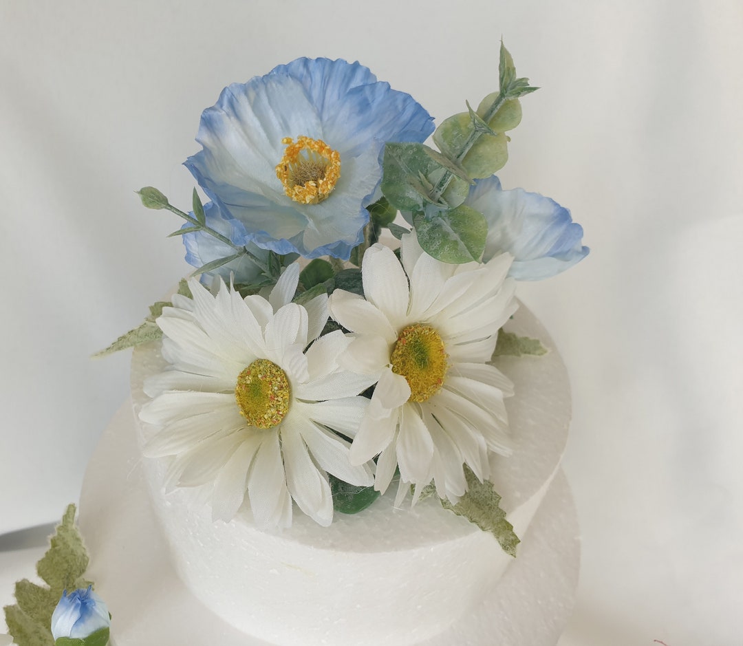 Artificial Daisy Cake Topper and Side Sprays 1, 2 or 3 Pieces - Etsy