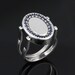 Reversible Diamond Ring, Flip Ring, Diamond and Sapphire Ring, Vintage ...