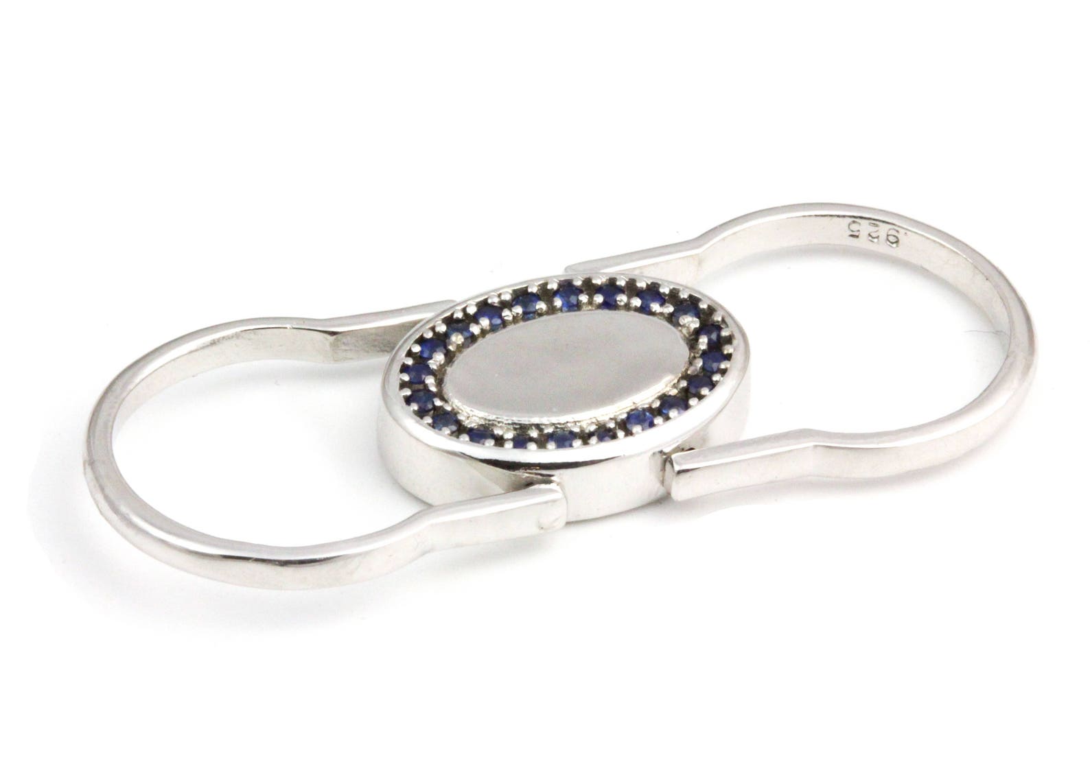 Reversible Diamond Ring, Flip Ring, Diamond and Sapphire Ring, Vintage ...