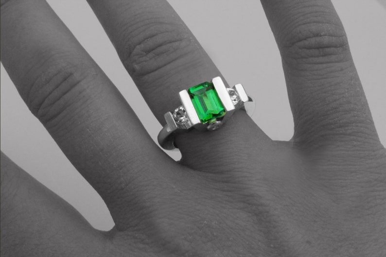 Rainforest Topaz Ring Green Gemstone Ring Green Topaz - Etsy Canada