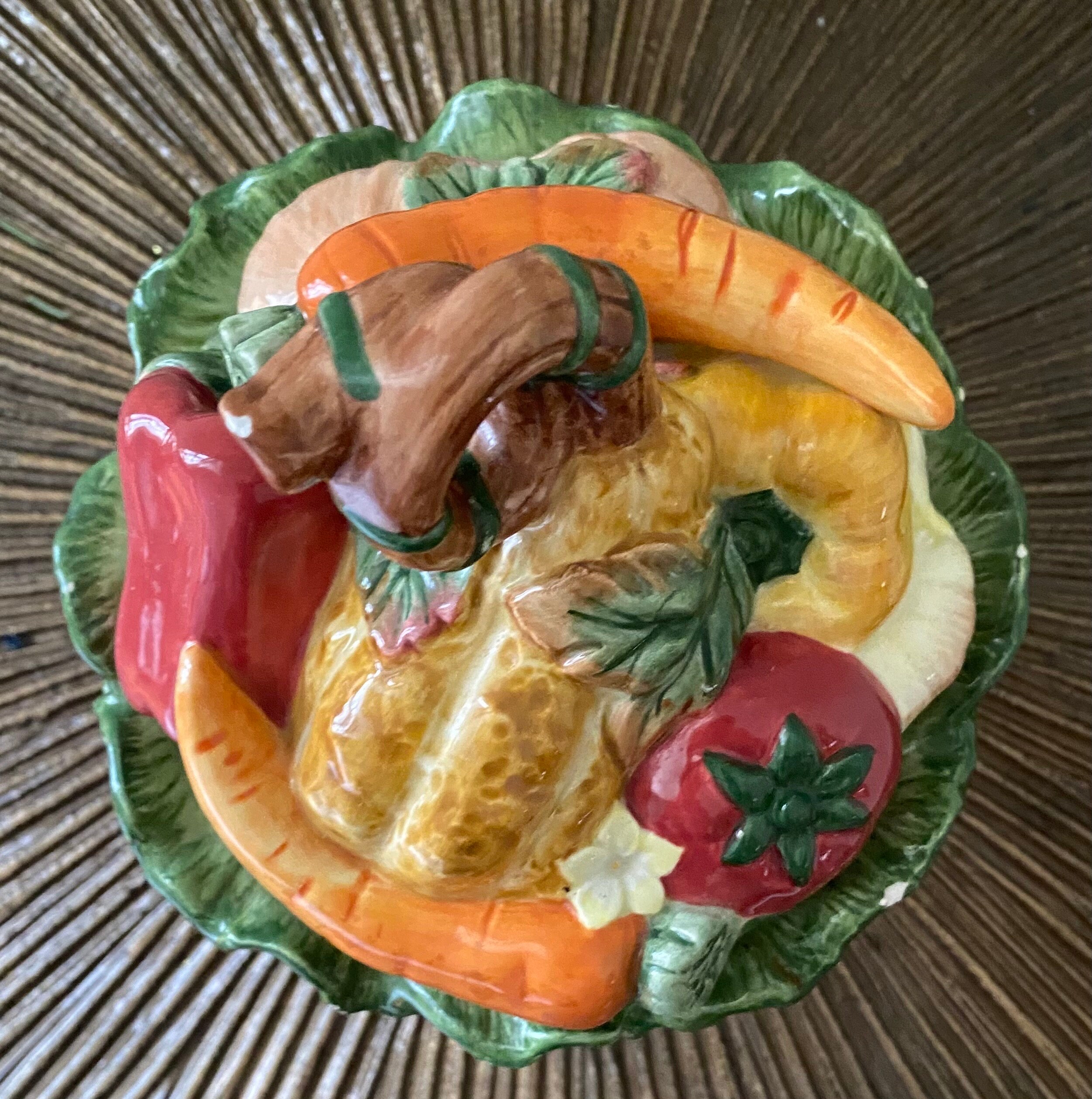 Vintage Fitz and Floyd Classics/cabbage Cookie Jar/herb Garden ...