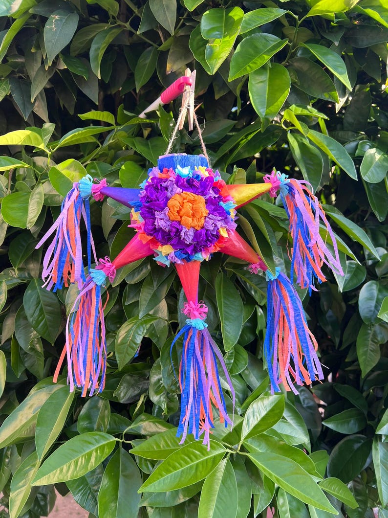 Mini Piñata, Star Piñata, Hand Made Piñata, Traditional Piñata, Small ...